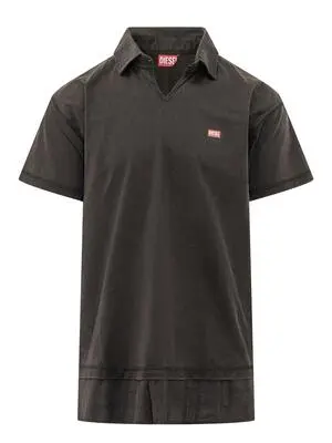 DIESEL® T-ansel Polo Shirt - Nero
