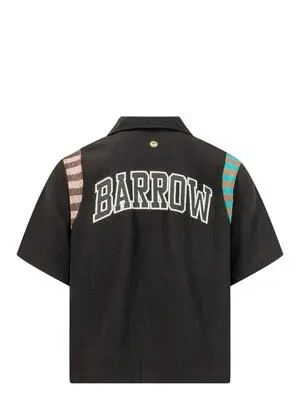 BARROW BARROW Viscose Mini Shirt With Cut Sleeves
