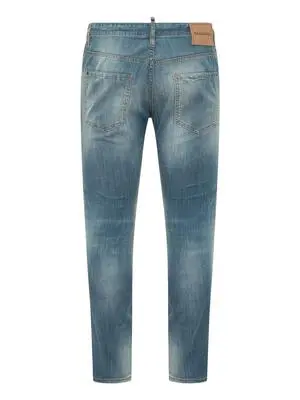 Dsquared2 Mini Skater Trousers With Bag - Denim