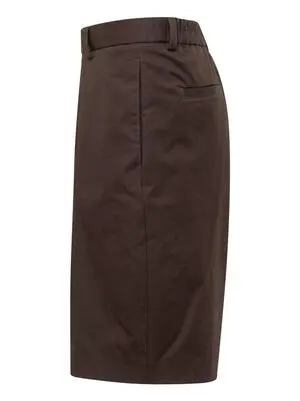 BOSS BY BECKHAM Elegant Shorts Medium Size - Medium Brown