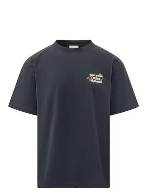 Drole De Monsieur Vine Slogan T-shirt - Navy