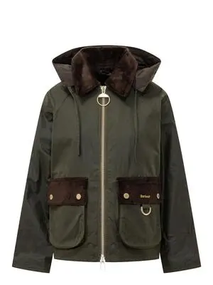 Barbour Carville Wax Jacket - Fern