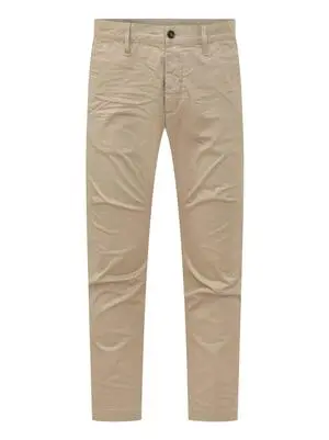 Dsquared2 Slim Fit Chino Trousers - Sand