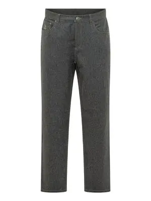 BRUNELLO CUCINELLI BRUNELLO CUCINELLI Brushed Paint-Print Trousers