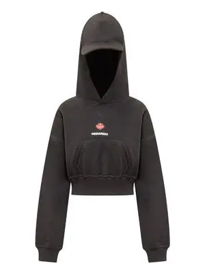 Dsquared2 Casual Hoodie Sweatshirt - Black