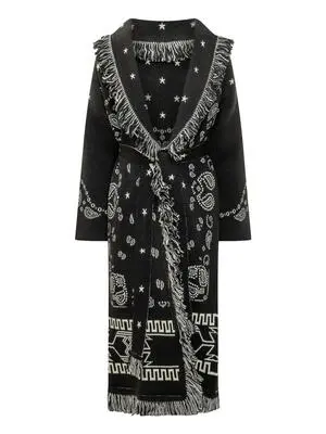 Alanui Bandana Jacquard Jacket - Black Multi