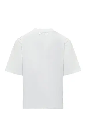 DSQUARED2 Dsquared2 Loose Fit T-Shirt With Statement Logo