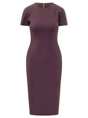 Victoria Beckham Victoria Beckham Midi Dress Fig
