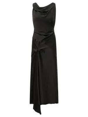 Victoria Beckham Posy Midi Dress - Black