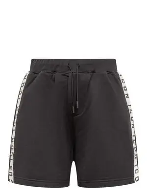 DSQUARED2 ICON COLLECTION Classic Mini Casual Shorts - Black