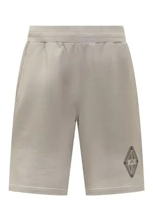 A-COLD-WALL* Gradient Jersey Shorts - Light Grey