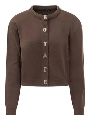 ROTATE BY BIRGER CHRISTENSEN Essential Knit Cardigan - Mole'