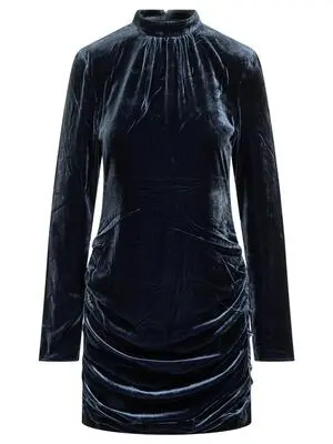 ROTATE BY BIRGER CHRISTENSEN Chic Mini Suit In Luxurious Velvet - Graphite