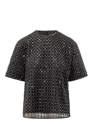 ROTATE BY BIRGER CHRISTENSEN Oversized Top - Black