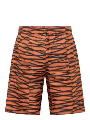 PIERRE-LOUIS MASCIA Stampaint Mini Shorts - Arancio
