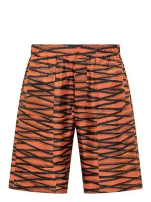 PIERRE-LOUIS MASCIA Stampaint Mini Shorts - Arancio