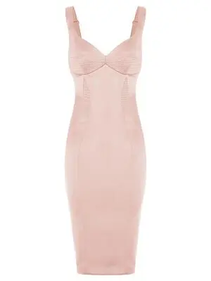 Elisabetta Franchi Chic Mini Dress - Nude