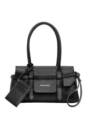 Dsquared2 Leather Shoulder Bag - Nero