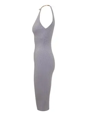 Elisabetta Franchi Elegant Suit With A-frame Neck - Lilla