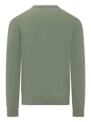 FILIPPO DE LAURENTIIS Long Sleeve Knit Sweater - Salvia
