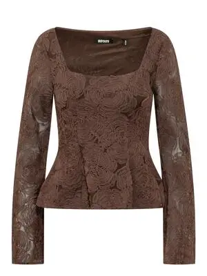ROTATE BY BIRGER CHRISTENSEN Flower Mesh Top - Mole'