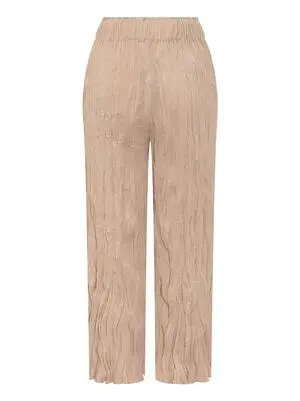 GONGDID DESIGN Classic Straight Leg Trousers - Peach