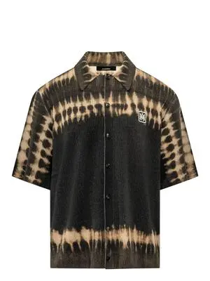 Amiri Paint-tch Tie-dye Mini Shirt - Black