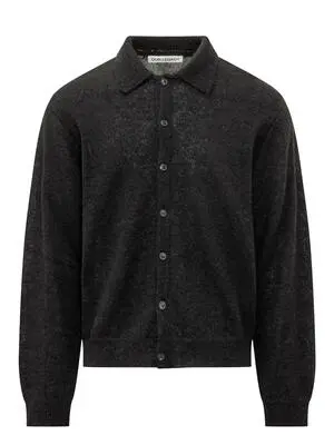 Our Legacy OUR LEGACY Evening Fuzzy Polo Shirt Black Fuzzy