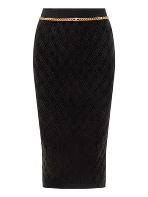 Elisabetta Franchi Sophisticated Pencil Skirt - Nero
