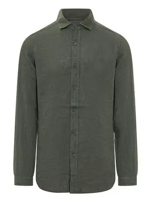 Sundek SUNDEK Long Sleeve Mini Shirt Pine