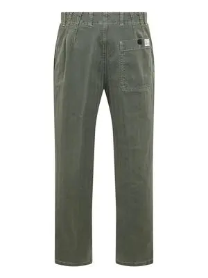 THE SEAFARER Cotton Mini Trousers - Verde