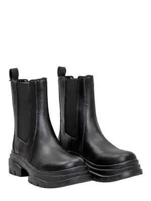 Steve Madden Hethe Ankle Boots - Black