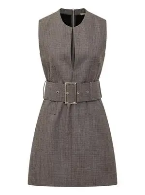 Stella McCartney Wool Belted Suit - Camel Grey