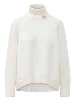 Fabiana Filippi Fabiana Filippi Wool Turtleneck Pullover Rafia