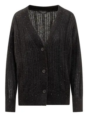 Fabiana Filippi Button Detailed Cardigan - Nero