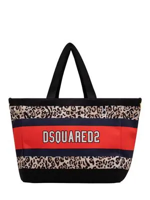 Dsquared2 Canvas Tote Handbag - Maculato