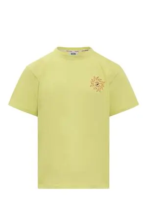 GCDS Gcds Surfing Wirdo T-Shirt - Lime Size L