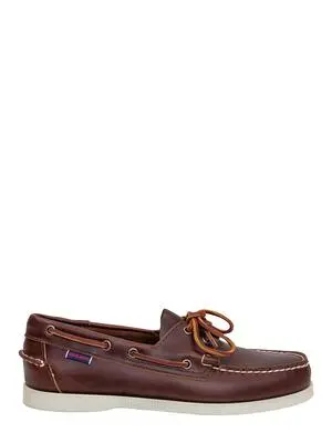 SEBAGO SEBAGO Leather Casual Loafers Brown