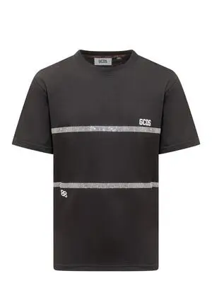 GCDS GCDS Logo Bling T-Shirt