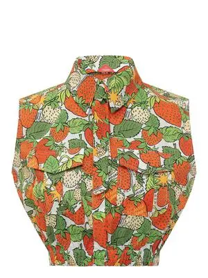 ALESSANDRO ENRIQUEZ Printed Short-sleeve Shirt - Fragole