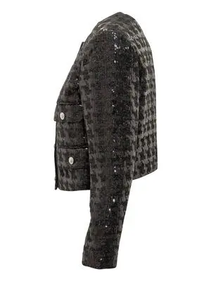 MICHAEL KORS Michael Michael Kors Tweed Blazer With Paintillettes