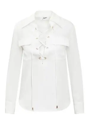 THE SEAFARER The Perfect Seafarer Mini Shirt With Pocket - Bianco