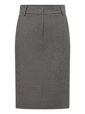 Andamane Pencil Skirt - Grey/black
