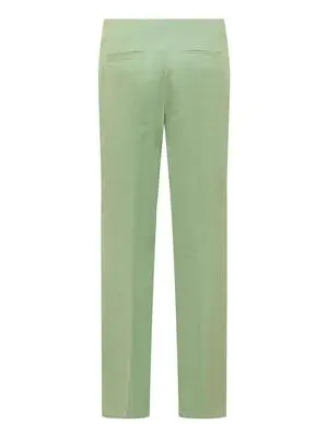 THE SEAFARER Melina Relaxed Fit Trousers - Verde