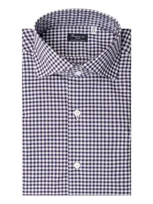 FINAMORE 1925 FINAMORE 1925 Classic Check Shirt With Classic Collar