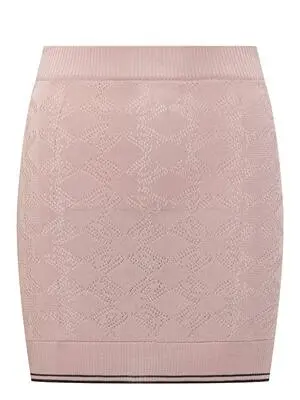 Amiri Mini Skirt - Blush