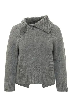 Victoria Beckham Knit Top - Granite