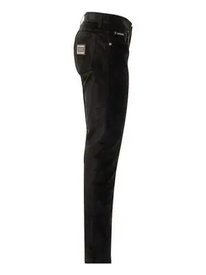 Dolce & Gabbana Velvet Trousers - Nero