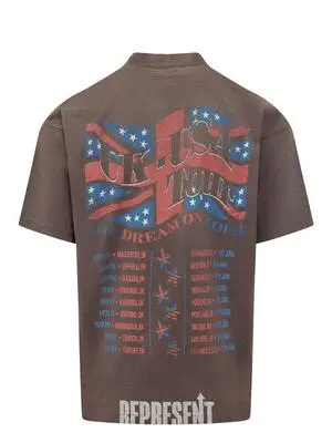 REPRESENT On Tour Graphic T-shirt - Nero