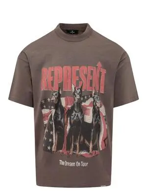 REPRESENT On Tour Graphic T-shirt - Nero